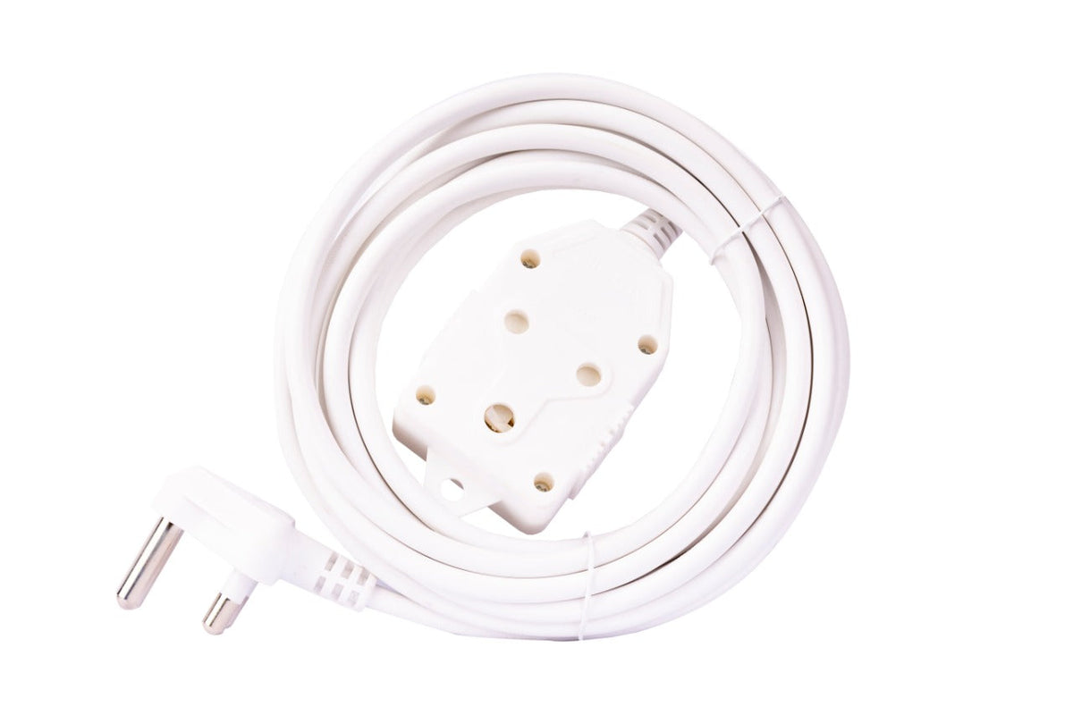 ELECTROSENSE 10M 10A EXTENSION CORD WITH DOUBLE COUPLER — Nictus Namibia